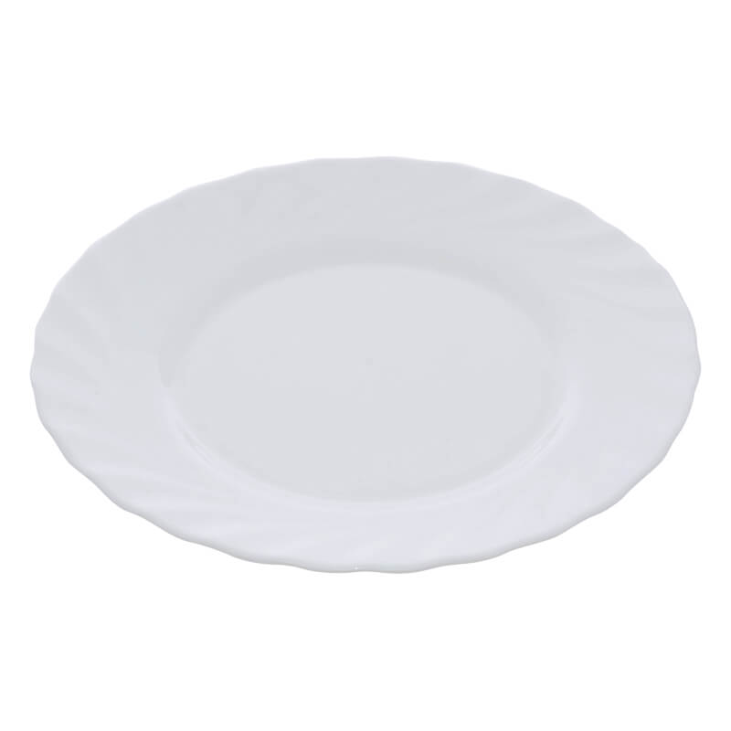 SHELL WHITE DESSERT PLATE 19CM – Transnatal
