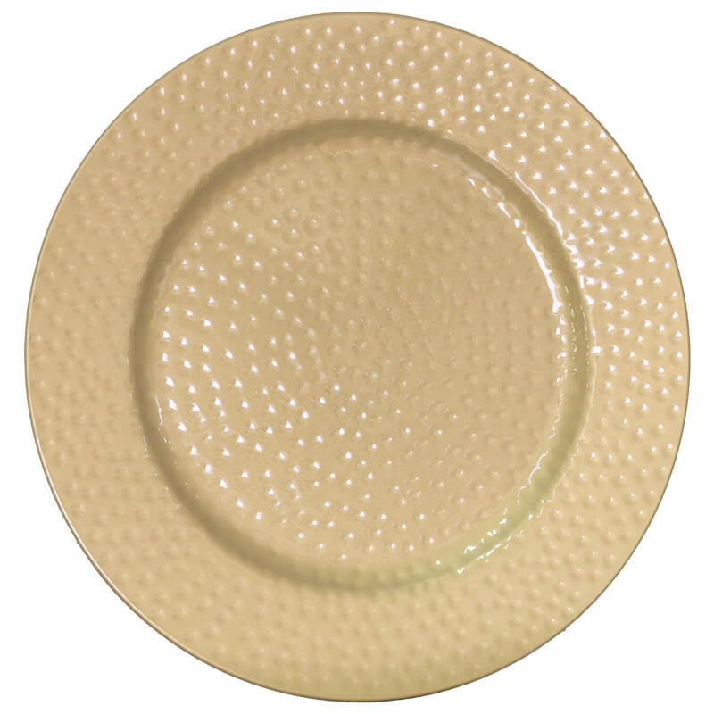HAMMERED UNDERPLATE GOLD 33CM – Transnatal
