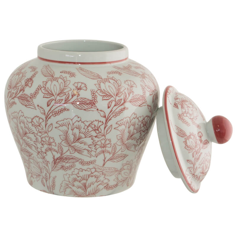 WARM RED FLEUR GINGER JAR/LID 24C – Transnatal