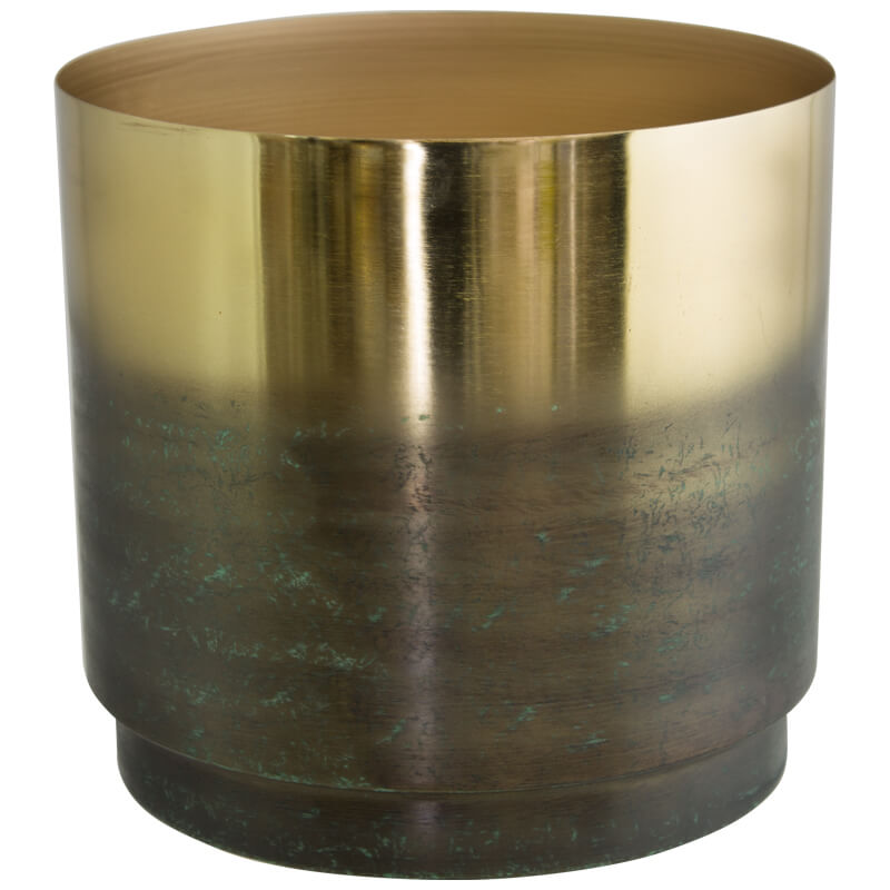 MACK BURNISHED GOLD POT 23X24CM – Transnatal