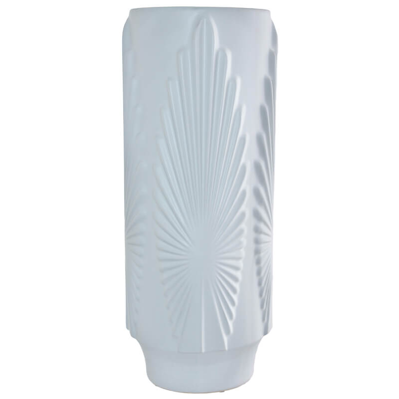 ELEANOR VASE 46X19CM WHITE – Transnatal