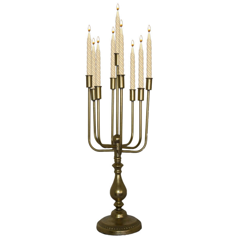 LUCIA 9 ARM CANDELABRA 73CM – Transnatal