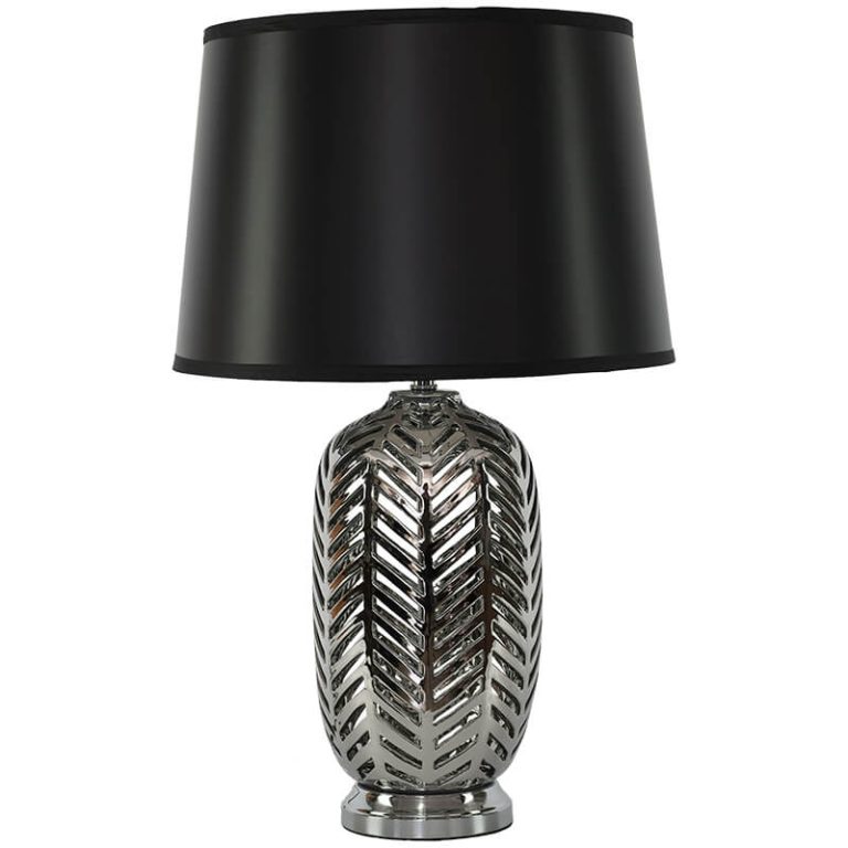 CASIN SILVER LAMP/SHADE – Transnatal