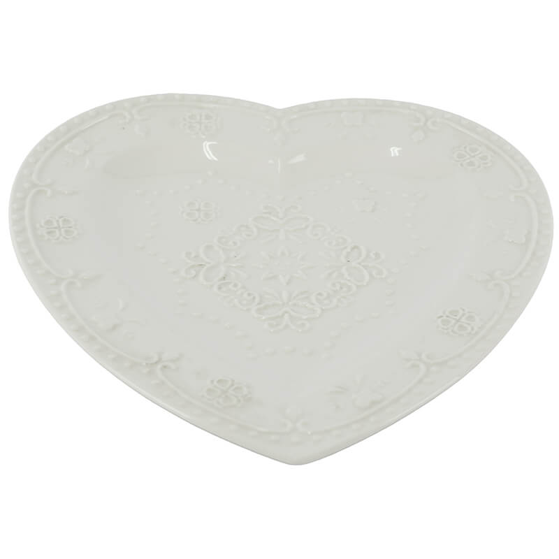 AMORE HEART PLATE 23X22CM – Transnatal