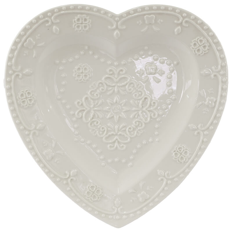 AMORE HEART PLATE 23X22CM – Transnatal