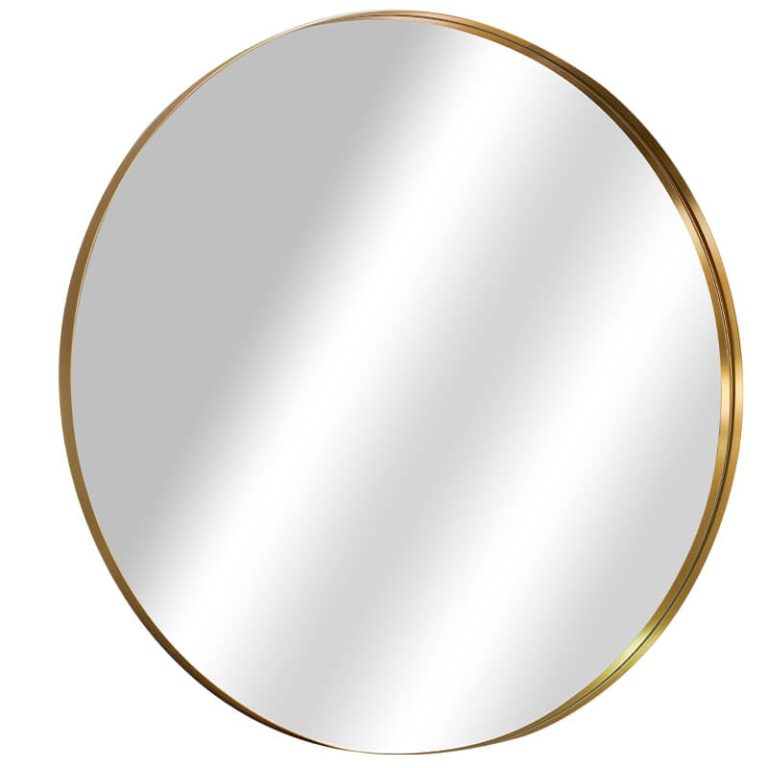 GOLD MIRROR 80CM DIA – Transnatal