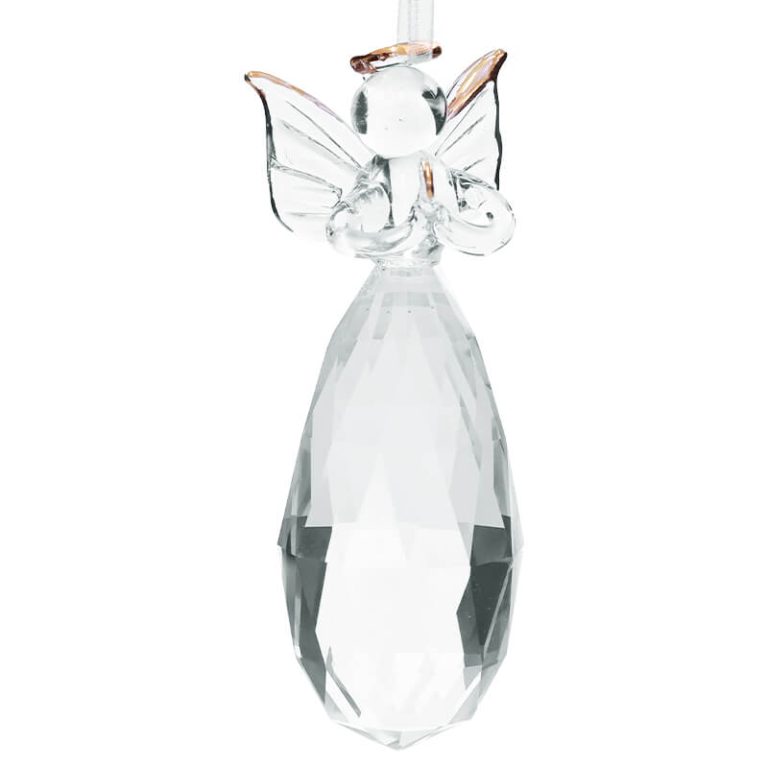 CRYSTAL ANGEL GOLD 15CM – Transnatal