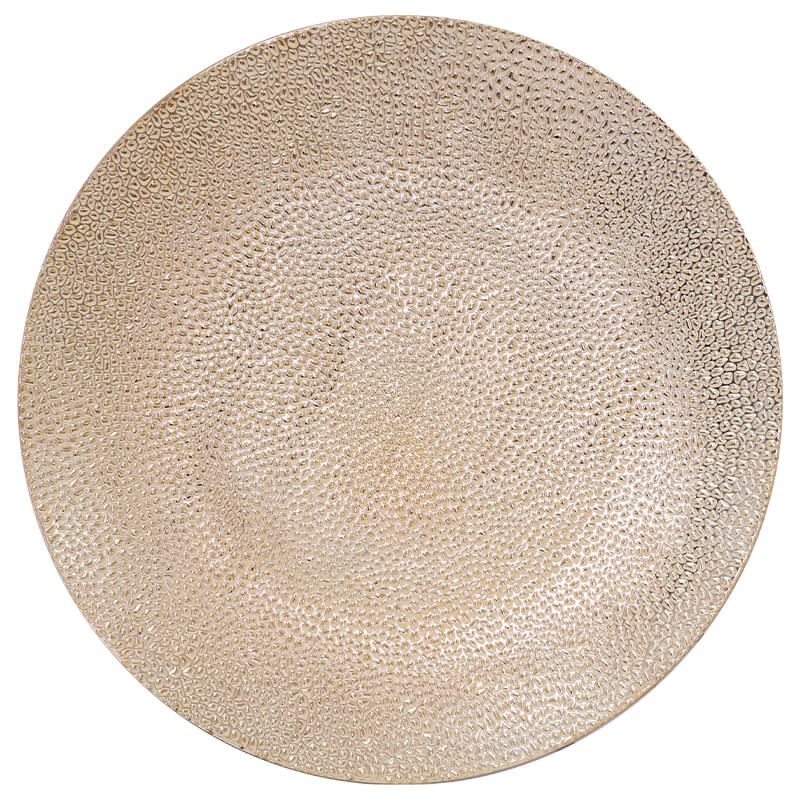 GOLD TEXTURED UNDERPLATE 33CM – Transnatal
